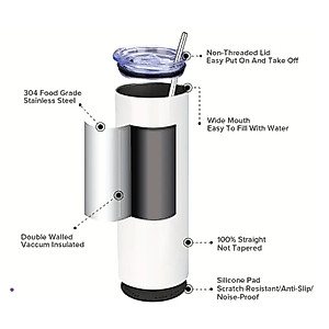 Custom Name Tumbler – 20oz Stainless Steel Personalized Cup with Vinyl Name – Insulated Travel Mug with Lid – Gift for Her, Him, Teachers, Bridesmaids