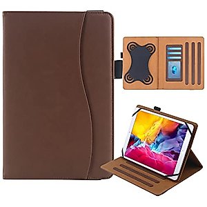Frankmate 7 inch Tablet Case, Universal Tablet Case for All 6 7 8 Inch Tablets, Leather Protective Cover Stand Folio Case Compatible with iPad Samsung Android Tablets