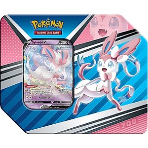 Pokemon Cards: 2022 Spring V Heroes Sylveon V Tin