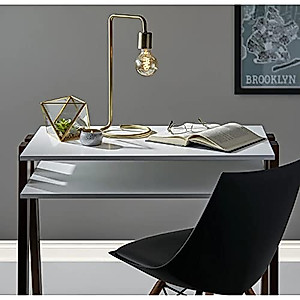 Adesso Home 3037-21 Transitional One Light Pendant from Morgan Collection Finish, 9.00 inches, Antique Brass