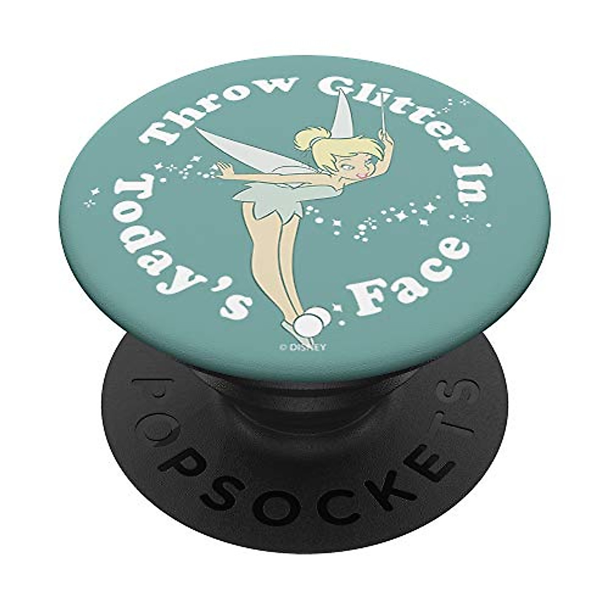 Disney Peter Pan Tinkerbell Throw Glitter In Today's Face PopSockets PopGrip: Swappable Grip for Phones & Tablets