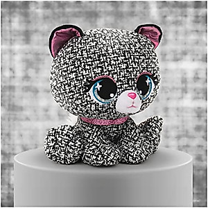 GUND P.Lushes Designer Fashion Pets Khloe O’Bearci Teddy Bear Premium Stuffed Animal, Black and White, 6”