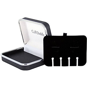 Mens Black Tuxedo Cufflinks and Studs Formal Set in Onyx and Silver with Travel Presentation Gift Box Men Cufflinks for Wedding Groomsmen Jewelry - Cufflinks and Studs Men Tuxedo