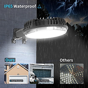 Viugreum 2-Pack 150W LED Barn Light, Dusk to Dawn Outdoor Lighting, Yard Lighting IP65 Waterproof 5000k Daylight (900w MH/HPS Replacement) Security Light with Photocell Sensor for Barn Garage Yard