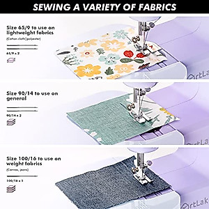 ArtLak Sewing Machines Mini, Portable Sewing Machine for Beginner with 16 Built-in Stitches and Reverse Sewing, Multi-Function Mending Machine Small with Accessory Kit Pedal for Family Children's Day