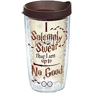 Tervis Made in USA Double Walled Harry Potter I Solemnly Swear Insulated Tumbler Cup Keeps Drinks Cold & Hot, 16oz, Classic