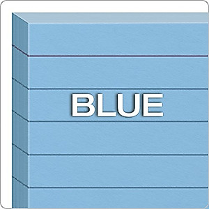 Oxford Ruled Color Index Cards, 4" x 6", Blue, 100 Per Pack (7421 BLU)