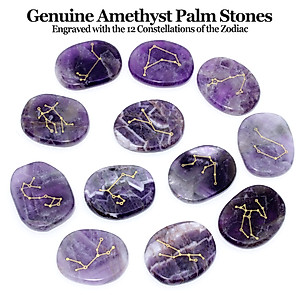 DANCING BEAR Taurus Zodiac Healing Crystals Gift Set (14 Pc): 9 Stones, 18K Gold-Plated Constellation Necklace, Meteorite, Succulent Candle, Palo Santo Smudge Stick & Info Guide, Made in The USA