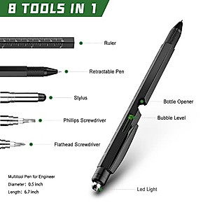 SUPOLOGY Multitool Gifts for Men Dad Husband Boyfriend Father Him, Camping Multitool Hatchet Hammer Pen Survival Multi Tool Card Axe Pliers Saw Screwdriver, Multipurpose Tool for Home Outdoor Hiking