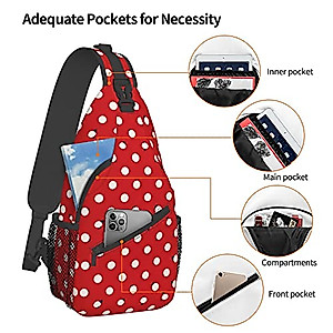 Sling Backpack,Dis-ney Crossbody Sling Backpack Travel Daypack for Hiking Chest Bag Purses Shoulder Bag Gift Women Men's