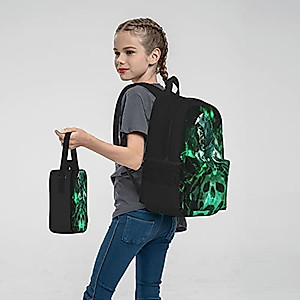 Jrktuwdg De-stiny 2 Backpack Large Capacity Backpack Three-Piece Set