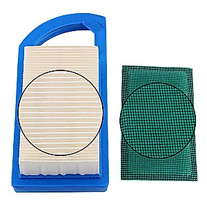 Harbot 5079K 794421 797007 698413 Air Filter + 697292 Pre-Filter for 334376 697775 697152 21A902 21A907 21A707 21A807 21A977 21A907 8-13.5 HP AVS Engines with Fuel Filter Spark Plug