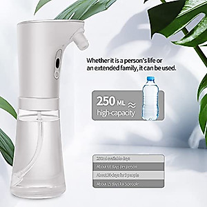 iBath Touchless Hand Sanitizer Dispenser, Auto-Induction Alcohol Dispenser Sprayer Liquid Bottles 8.8OZ, 2-Level IPX7 Waterproof, Ideal for Bathroom, Hospital, School, Office