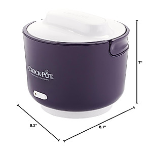 Crock-Pot24-Ounce Lunch CrockFood Warmer, Deluxe Edition, Purple