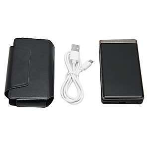 BROLEO Senior Cell Phone, Elderly Cell Phone Dual SIM Dual Standby 3 Inch 2G Network for Home (Tarnish)