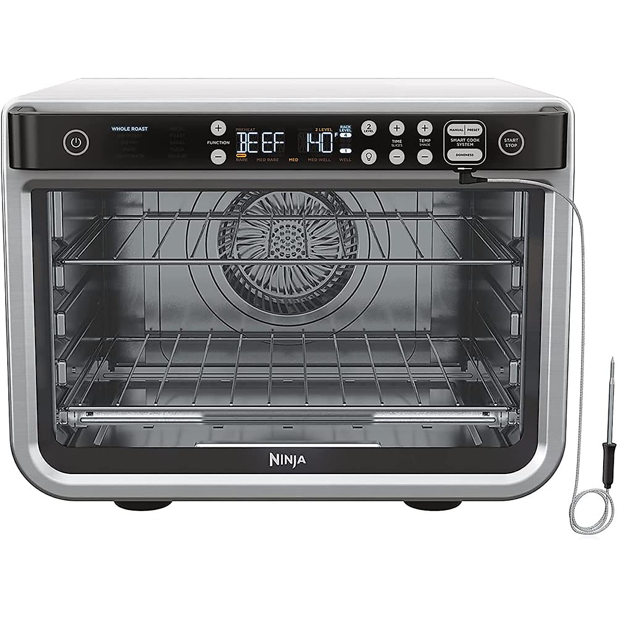 Ninja DT251 Foodi 10-in-1 Smart XL Air Fry Oven (Renewed) Bundle with Premium 1 YR CPS Enhanced Protection Pack