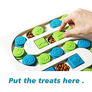 Smart Paws Interactive Pet Puzzle Toys, Level 3 Dog Slow Feeder,Dog Puzzle Feeder,Rabbit Toy