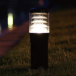 MODEBHD European Simplicity LED Acrylic Column Lamp Outdoor Waterproof Table Lamp E27 Decoration Courtyard Door Light Fence Door Villa Balcony Garden Street Light Post Light Bollard Lamp Floor Lamps