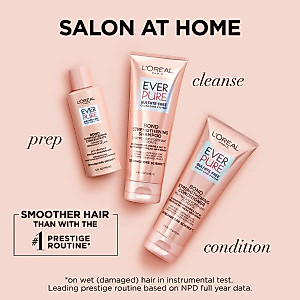 L'Oreal Paris EverPure Bonding Shampoo and Conditioner Kit for Color-Treated Hair, 6.8 Ounce (Set of 2)