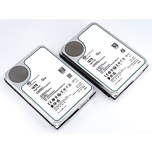 Seagate 16TB HDD Exos X16 7200 RPM 512e/4Kn SATA 6Gb/s 256MB Cache 3.5-Inch Enterprise Hard Drive (ST16000NM001G) 2 Pack (Renewed)