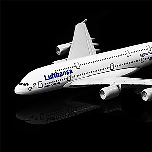 24-Hours Germany Deutsche Lufthansa AG A380 Solid Metal Alloy Model Aircraft