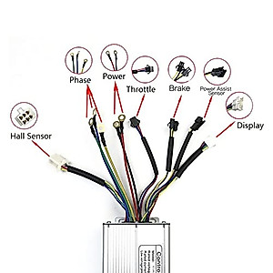 20 Inch Snow Bike Conversion Motor Kit, Electric Bicycle Conversion Kit, 72V 3000V Rear Drive Rotary Flywheel KT LCD8H Display