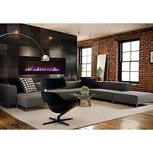Regal Flame Astoria 60" Built-in Ventless Heater Recessed Wall Mounted Electric Fireplace - Multi-Color