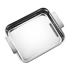Demeyere Industry 5-Ply Stainless Steel 15.7 X 13.3-inch Roasting Pan