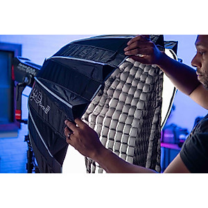 Aputure Light Dome III Studio Softbox Bowens Mount with Diffuser Cloth, Honeycomb Grid, Carry Bag, Compatible with Amaran, Aputure Series & Bowens Mount LED Video Light
