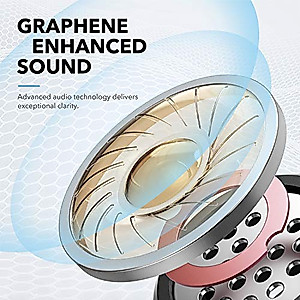 Soundcore Liberty True Wireless Earbuds, 100 Hour Playtime, Graphene Sound, Fast Charging, Secure Fit, Bluetooth 5, Easy Pairing, Sweatproof True Wireless Earbuds with Smart AI, Stereo Handsfree Calls