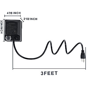 Apromise Rotisserie Motor - Universal Replacement Rotisserie Spit Motor with Waterproof On/Off Switch | Grill Rotisserie Motor Can Hold Up to 30 Pounds | 110 Volts & 4 Watt - Black