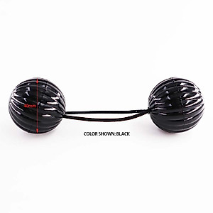 8 Pcs Large Bobble Ponytail Holders - Hair Ties with Balls for Girls, Kids, and Toddlers (Light Pink/Sky Blue/Orange/Hot Pink)