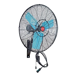 OEMTOOLS 23980 24" Oscillating Wall-Mount Misting Fan, Weather Resistant Outdoor Mister Metal 180 Degree Oscillation, 7200 CFM Max.