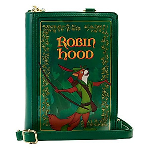 Loungefly Disney Robin Hood Book Convertible Crossbody