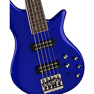 Jackson JS Series 5-String Spectra Bass JS3V, Indigo Blue, Laurel Fingerboard