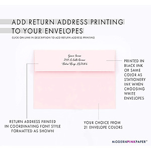 Personalized Floral Stationery Set, Stationery for Women, Personalized Thank You Cards, Personalized Note Cards, Your Choice of Colors and Quantity