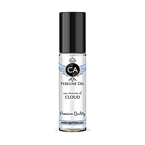 CA Perfume Impression of Ariana G. Cloud For Women Replica Fragrance Body Oil Dupes Alcohol-Free Essential Aromatherapy Sample Travel Size Concentrated Long Lasting Attar Roll-On 0.3 Fl Oz/10ml
