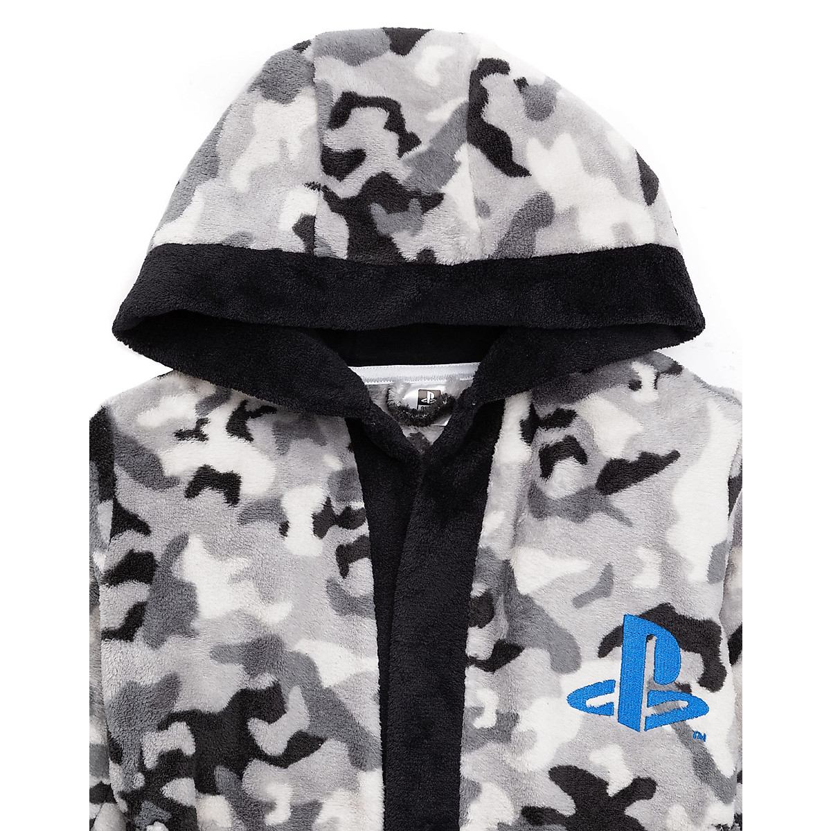 Playstation Dressing Gown Boys Kids Game Pocket Bathrobe 13-14 Years