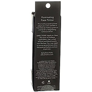Illuminating Face Primer - Radiant Glow by e.l.f. for Women - 0.47 oz Primer - (Pack of 2)