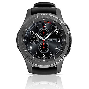 Samsung - Gear S3 Frontier Smartwatch 46mm - T-Mobile 4G LTE Version, Dark Grey SM-R765T