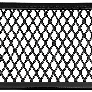 Global Industrial 8' Rectangular Picnic Table, Surface Mount, Black (96" Long)