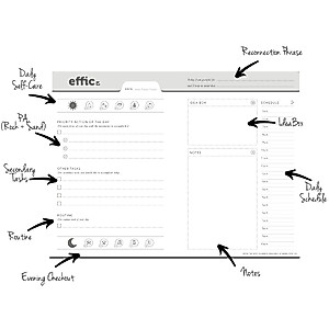Effic: The Entrepreneur's Choice - Undated Business Planner for Ultimate Productivity - Organize, Focus, Achieve