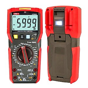 UNI-T UT89XD True RMS 6000 Counts LED Digital multimeter Test ac dc Voltmeter Ammeter Capacitance Frequency Resistance Test