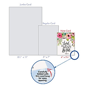 The Best Card Company - 10 Assorted Blank All Occasions Notecards Box Set 4 x 5.12 Inch w/Envelopes Bible Verse, Men, Women Variety Pack (10 Designs, 1 Each) - Holy Sentiments M2380OCB