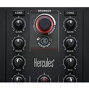 Hercules DJ Control Inpulse 300 | 2 Channel USB Controller, with Beatmatch Guide, DJ Academy and Full DJ Software DJUCED Included