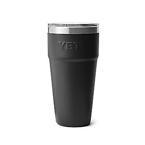 YETI Rambler 30 oz Stackable Tumbler, Stainless Steel, Vacuum Insulated with MagSlider Lid, Black