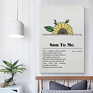 Zach Bryan Sun To Me Canvas Poster Bedroom Decoration Landscape Office Valentine's Birthday Gift Unframe-style12x18inch(30x45cm)