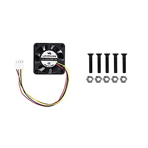Waveshare Dedicated Cooling Fan for Compute Module 4 IO Board PWM Speed Adjustment