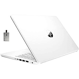 2021 HP Stream 14" HD Laptop Computer, Intel Celeron N4020 Dual-core Processor, 4GB DDR4 RAM, 64GB eMMC, Intel HD Graphics, 1 Year Office 365, Webcam, HDMI, Windows 10S, White, 32GB SnowBell USB Card