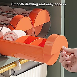 PRTECY Sock Underwear Drawer Organizer Dividers, Multifunctional Cabinet Closet Storage Boxes Wall Mounted Storage Box for Socks, Ties, Data Cable, Spices Organization(White)